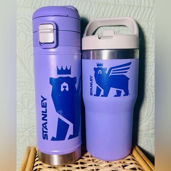 Stanley | Kitchen | Stanley Lot 2 Tumblers Lavender Purple Grey | Poshmark